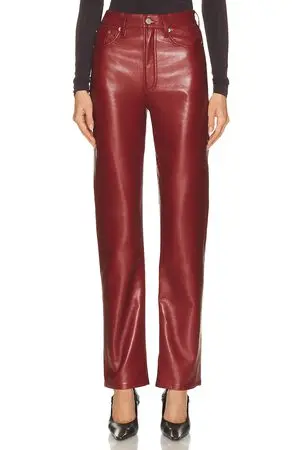 AGOLDE 90's Pinch Waist Long Jeans - Brick