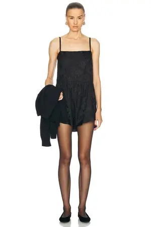 BODE Football Jacquard Teddy Romper