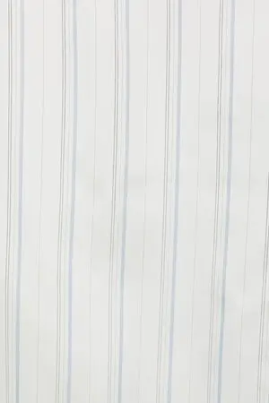 Comme Des Garçons Yarn Dyed Cupra Stripe Shirt In White