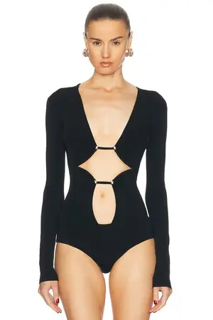 Christopher Esber Bracket Knit Bodysuit