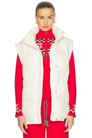 The Upside Après Ski Pinnacle Oslo Puffer Gilet - Powder
