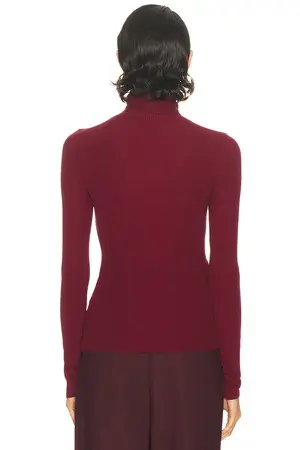 Enza Costa Silk Layering Turtleneck Top