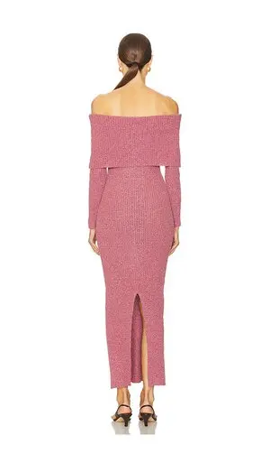 Line & Dot Lenora Off-shoulder Knit Dress