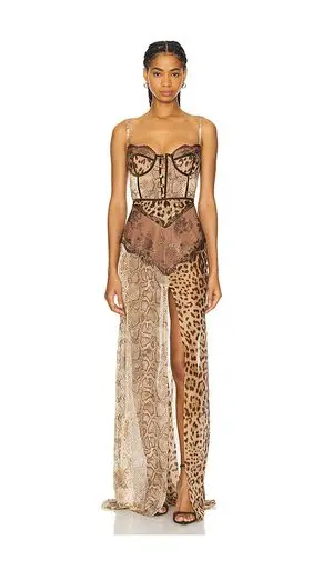 THE DOLLS HOUSE Dolce Maxi Dress - Beige