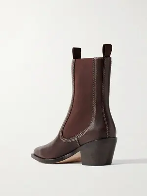 LOEFFLER RANDALL Nat Leather Ankle Boots