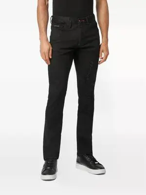 Philipp Plein Dragon-detail Slim Jeans
