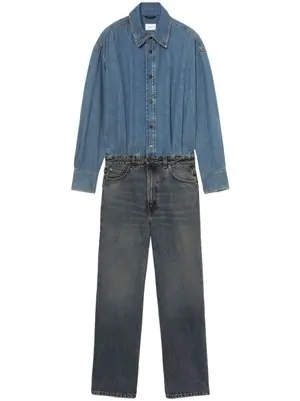 HAIKURE Denim Jumpsuit - Blue