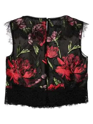 Shiatzy Chen Libre Collection Floral Embroidery Top