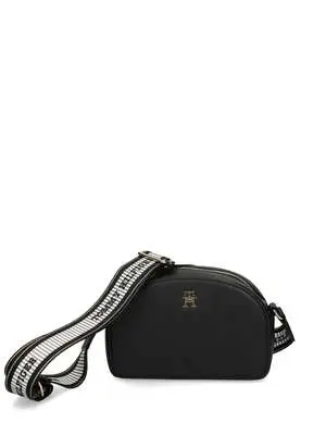 Tommy Hilfiger Crossbody Bag With Logo Plaque - Black