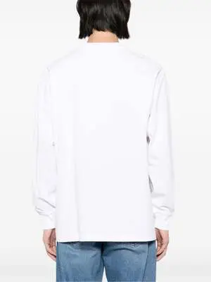 A BATHING APE Marbling Camo Logo T-shirt - White