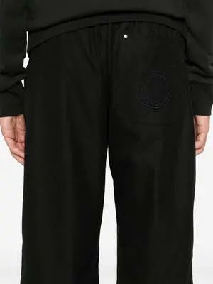 Moncler Embroidered Logo Trousers