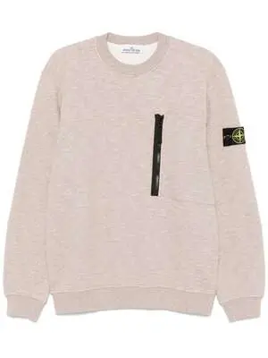 Stone Island Mélange-effect Sweatshirt