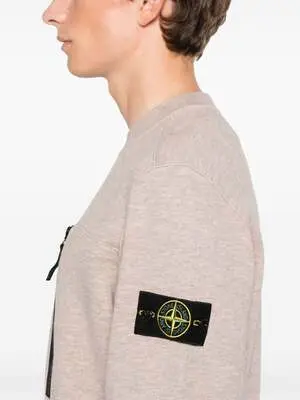 Stone Island Mélange-effect Sweatshirt
