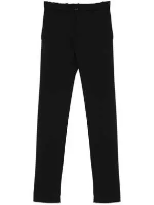 Incotex Pressed-crease Trousers - Black