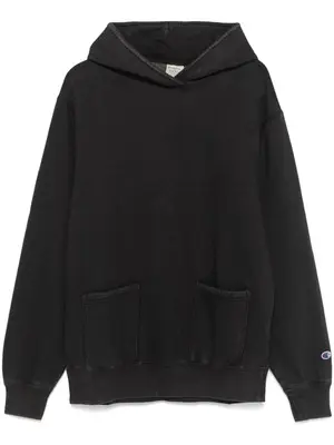Champion Patch-pockets Hoodie - Black