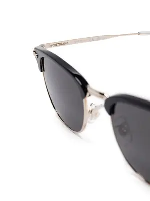 Montblanc Square-frame Sunglasses - Black