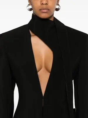 MUGLER Cut-out Detail Blazer