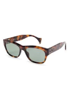 Gucci Square-frame Sunglasses - Brown