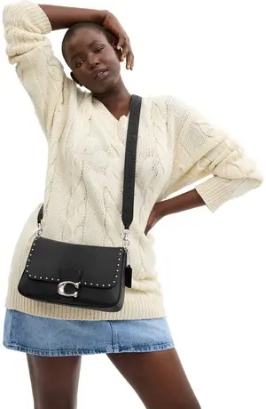 COACH Tabby Leather Shoulder Bag