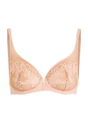 Simone Perele Saga Guipure-lace Underwired Bra - Light Pink