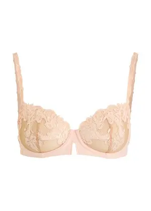 Simone Perele Saga Guipure Lace Underwired Bra - Light Pink