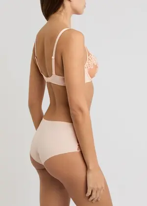 Simone Perele Saga Guipure-lace Underwired Bra - Light Pink