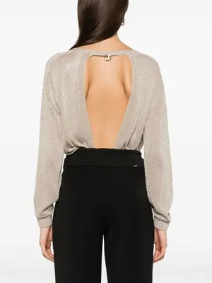 Liu Jo Layered-effect Straight-leg Trousers