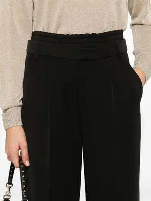 Liu Jo Layered-effect Straight-leg Trousers
