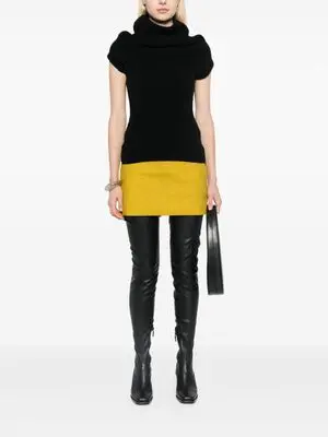 Rick Owens Sl Crater Knitted Top - Black