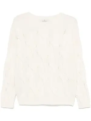 Bruno Manetti Cable-knit Sweater