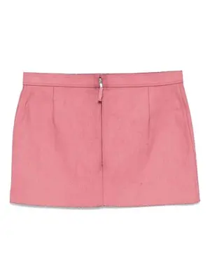 Rick Owens Coated-finish Mini Skirt