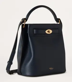 Mulberry Leather Islington Bucket Bag - Blue
