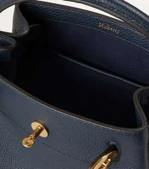 Mulberry Leather Islington Bucket Bag - Blue