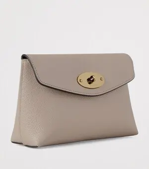 Mulberry Leather Darley Cosmetic Pouch - Neutral