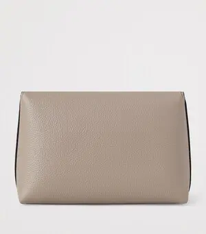 Mulberry Leather Darley Cosmetic Pouch - Neutral