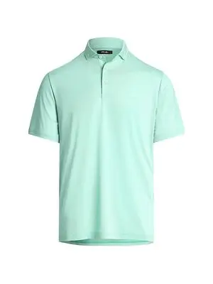 Rlx Ralph Lauren Rlx Stretch Polo Shirt Light Mint Ceramic White