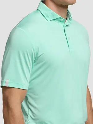 Rlx Ralph Lauren Stretch Polo Shirt - Light Mint Ceramic