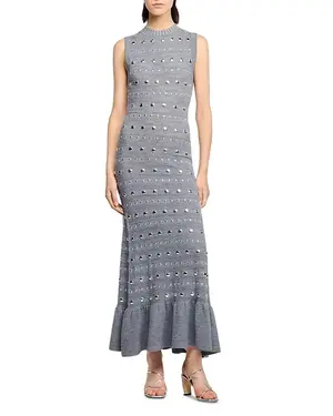 alexandria grey floaty maxi dress Sandro Venus In - 50% Off maxi skirt