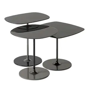 KARTELL Thierry Side Table, Set Of 3 - Black