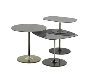 KARTELL Thierry Side Table, Set Of 3 - Gray