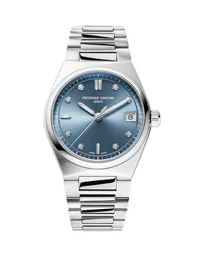 FREDERIQUE CONSTANT Highlife Watch, 31mm - Blue/silver