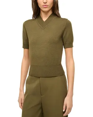 Staud Sullivan Merino Wool Top