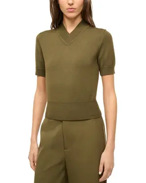 Staud Sullivan Merino Wool Top