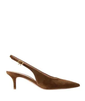 GIANVITO ROSSI Robbie 45 Suede Slingback Pumps