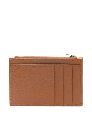DOUCAL'S Leather Card Holder - Brown