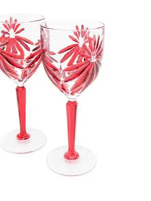 LES-OTTOMANS Stars Crystal Wine Glasses Set