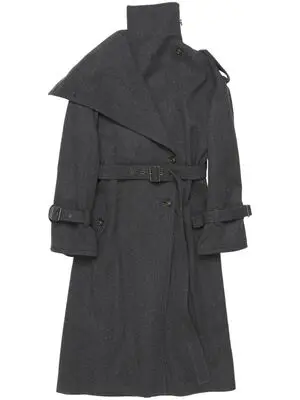 Acne Studios Herringbone Belted Coat