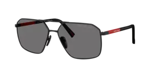 Prada Prada Linea Rossa Sunglasses Dark Grey Polar