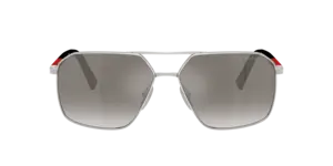 Prada Sunglasses - Gradient Grey Mirror Silver