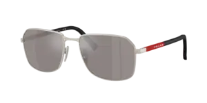 Prada Prada Linea Rossa Sunglasses Mirror Silver